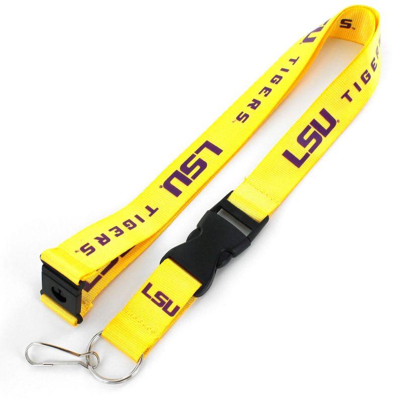 LSU | LSU 1" Yellow Team Lanyard | Alumni Hall