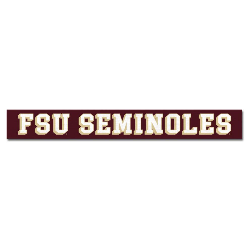 FSU | FSU 4" X 36" Doorway Plank Sign | Alumni Hall