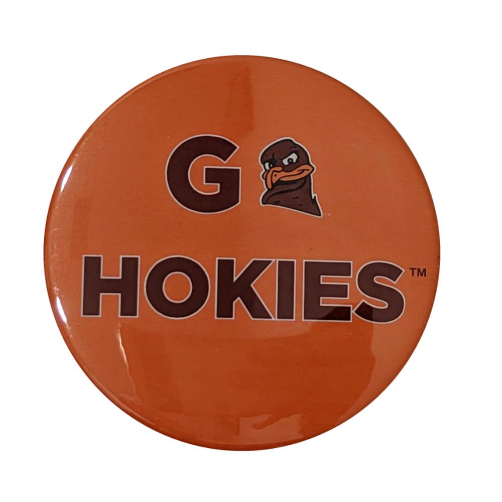 VT | Virginia Tech "Go Hokies" Button | Alumni Hall