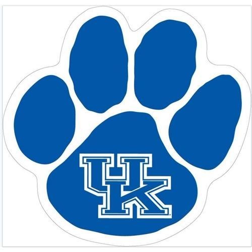 Kentucky 3" Vinyl Decal Cats Paw