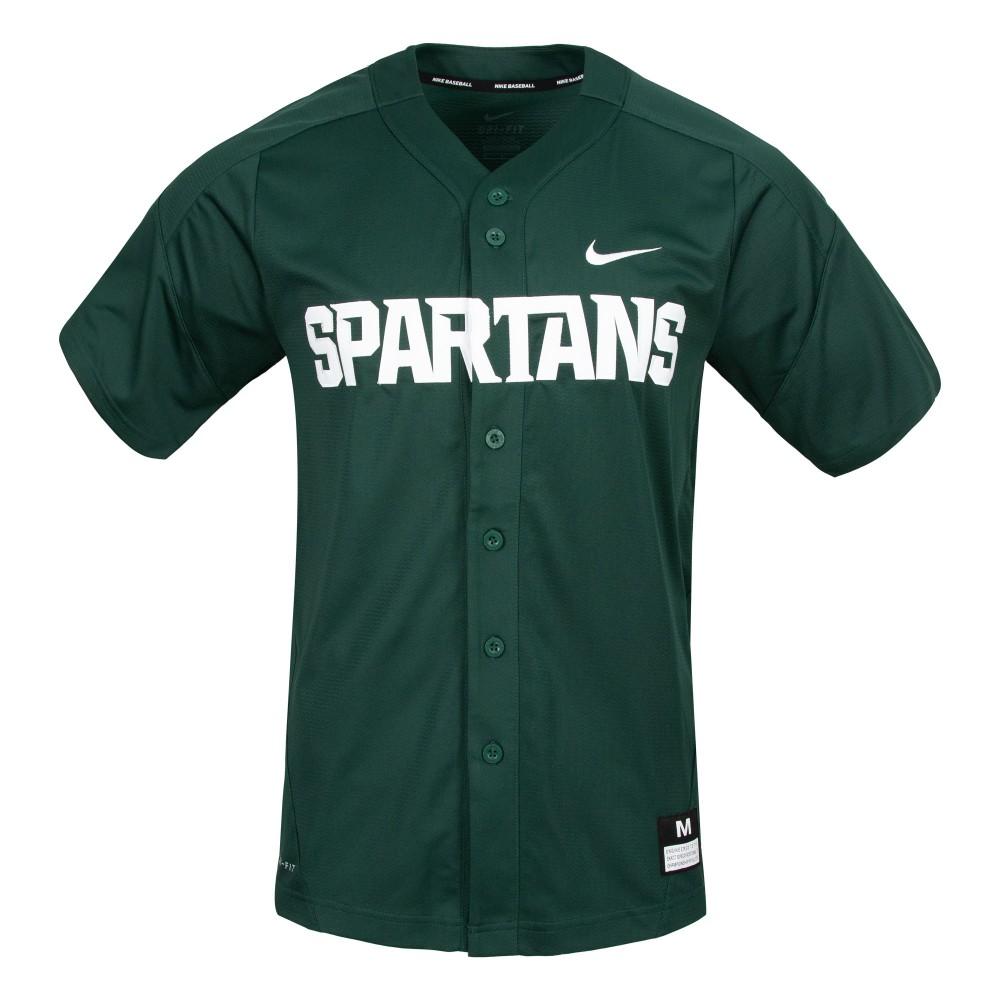 Spartans | Michigan State Nike Baseball Jersey | Alumni Hall