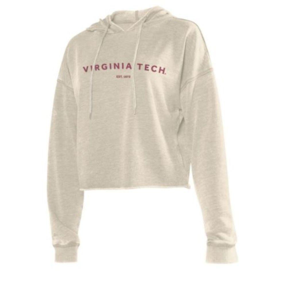 VT | Virginia Tech Campus Cropped Hooded Sweatshirt | Alumni Hall