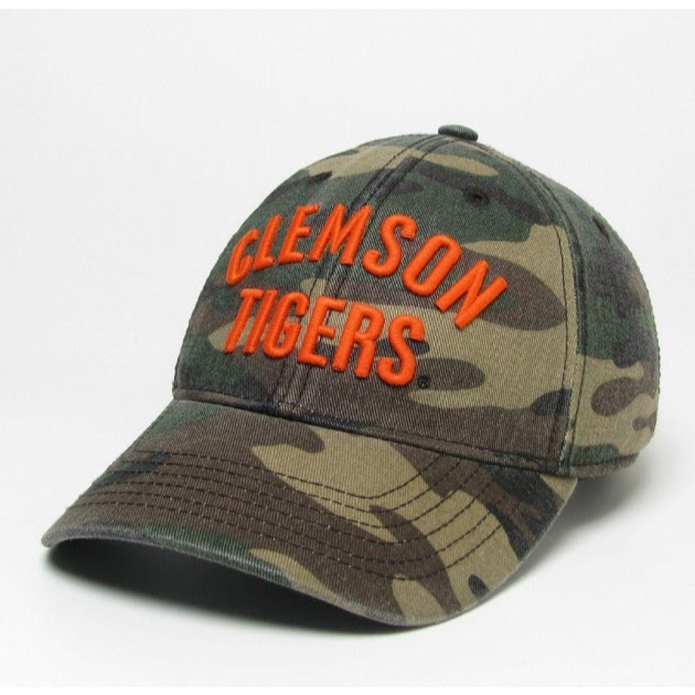 Clemson | Clemson Legacy Tigers Camo Adjustable Twill Hat | Alumni Hall