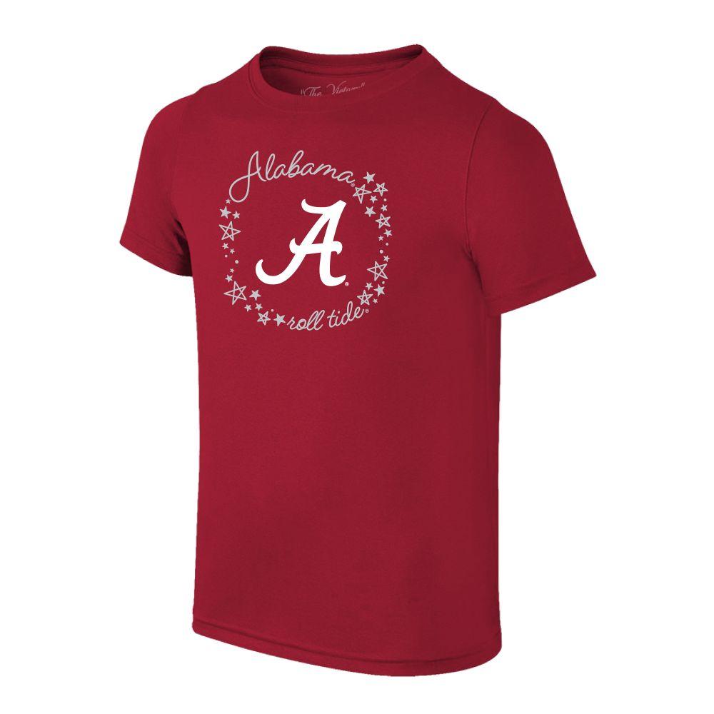 Bama | Alabama YOUTH Script A with Circle Script Tee Shirt | Alumni Hall