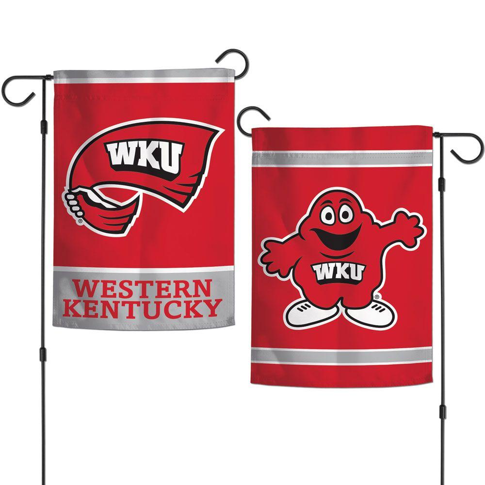 WKU | Western Kentucky Double Sided Garden Flag 12.5" x 18" | Alumni Hall