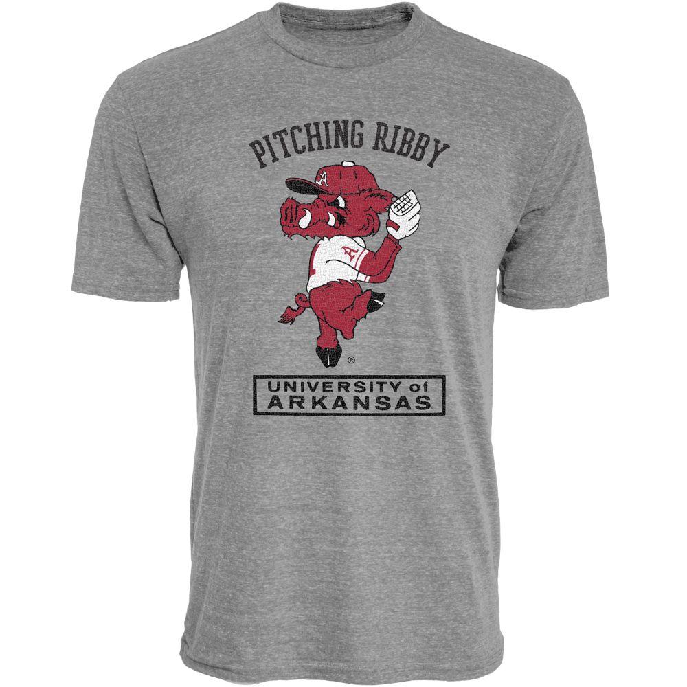 Razorbacks | Arkansas Reserve Men's Pitching Ribby Tri Blend Tee ...