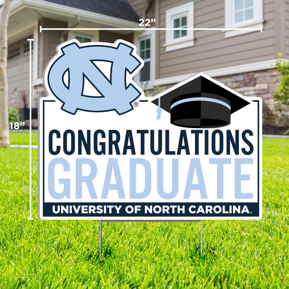 UNC | UNC Congratulations Graduate Lawn Sign | Alumni Hall