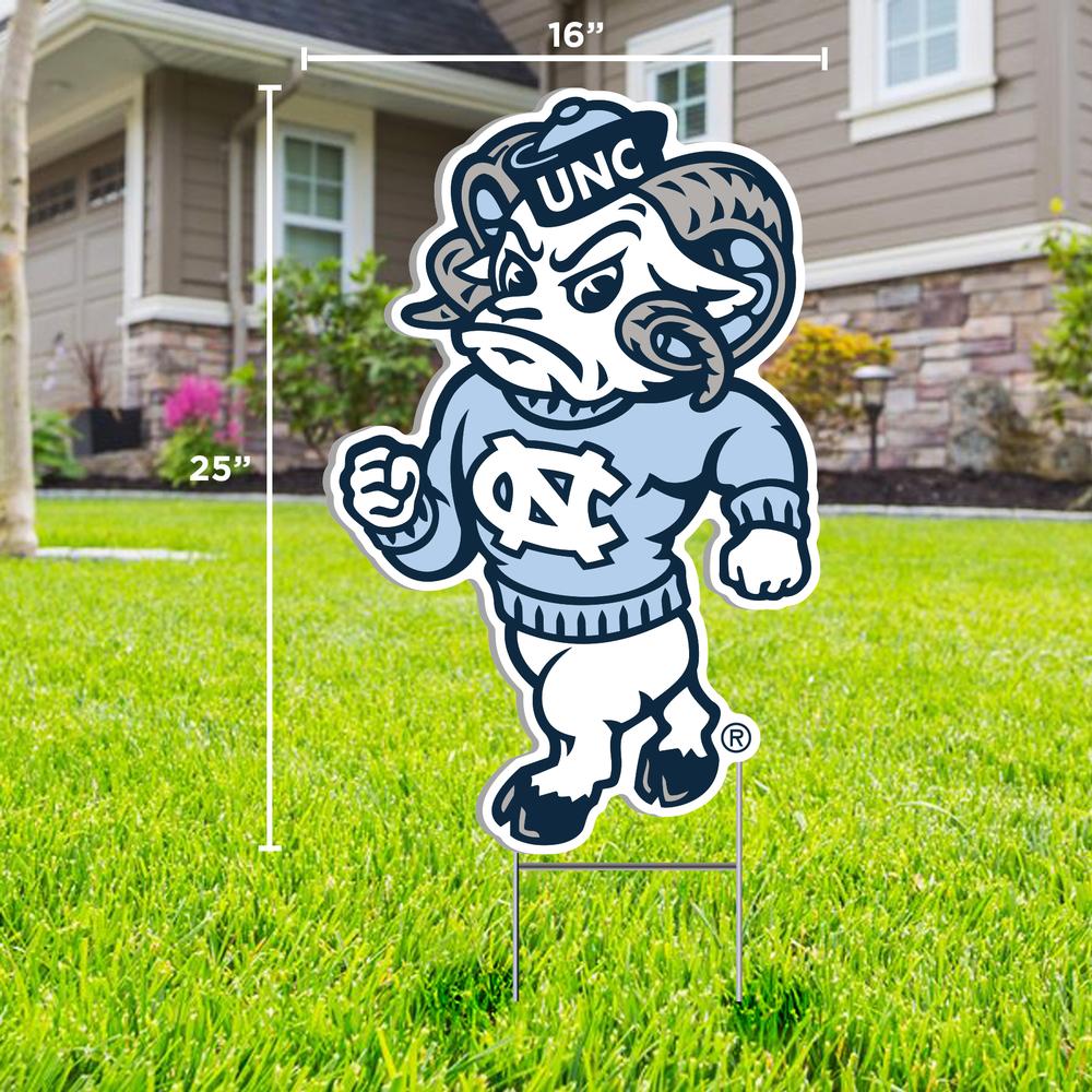 UNC | UNC Strutting Ram Logo Lawn Sign | Alumni Hall