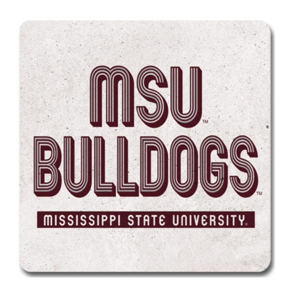 Bulldogs | Mississippi State Gameday Stripes Coaster | Alumni Hall
