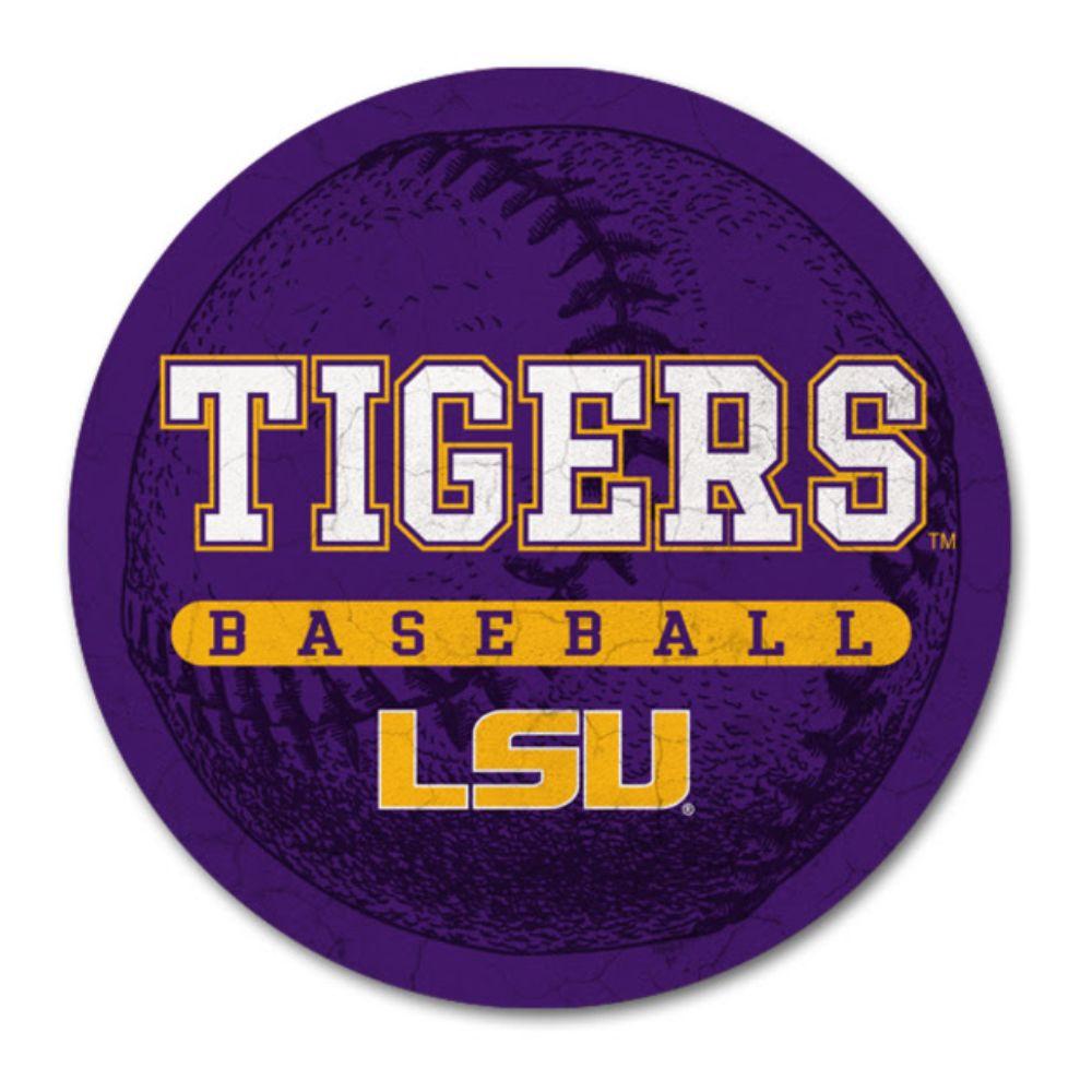 LSU | LSU Knockout Circle Coaster | Alumni Hall